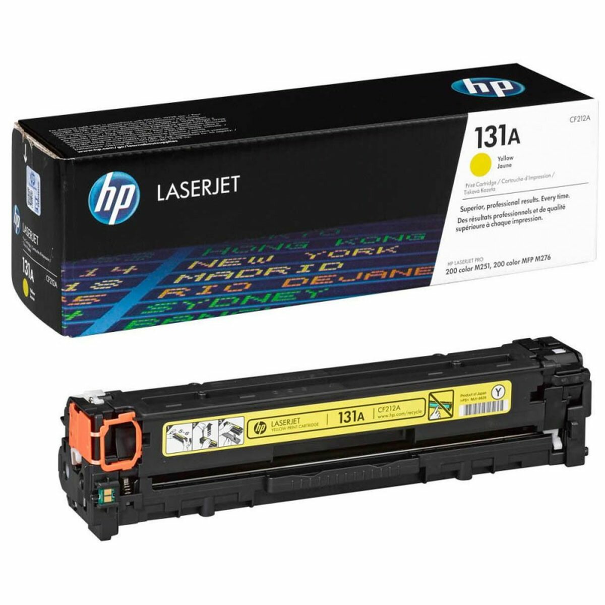 Картридж оригинальный HP 131A CF212A (1800 страниц) желтый