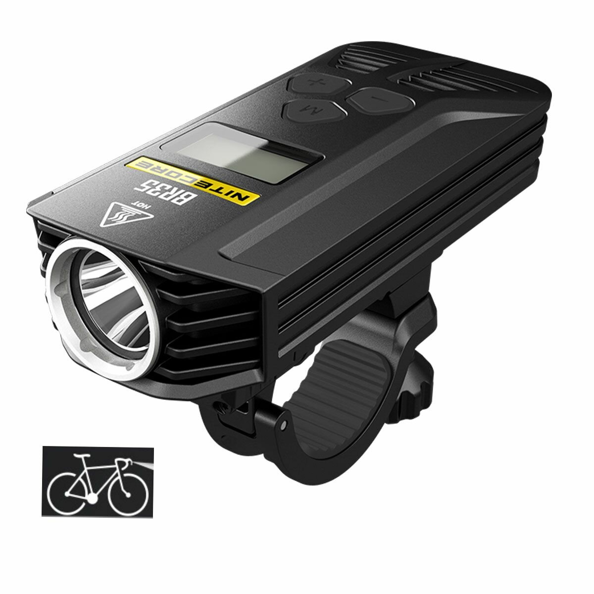 Велосипедный фонарь NITECORE BR35,1800 люмен, OLED-дисплей, дистанционный переключатель