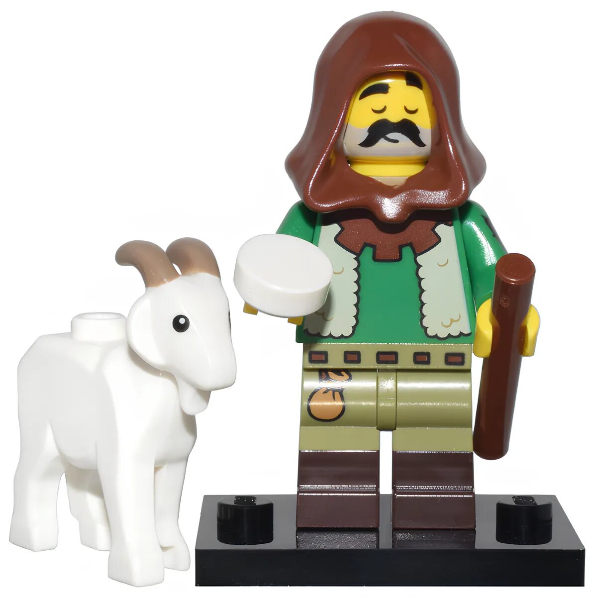 Минифигурка LEGO 71045 Goatherd, Series 25 (Complete Set with Stand and Accessories) col25-5