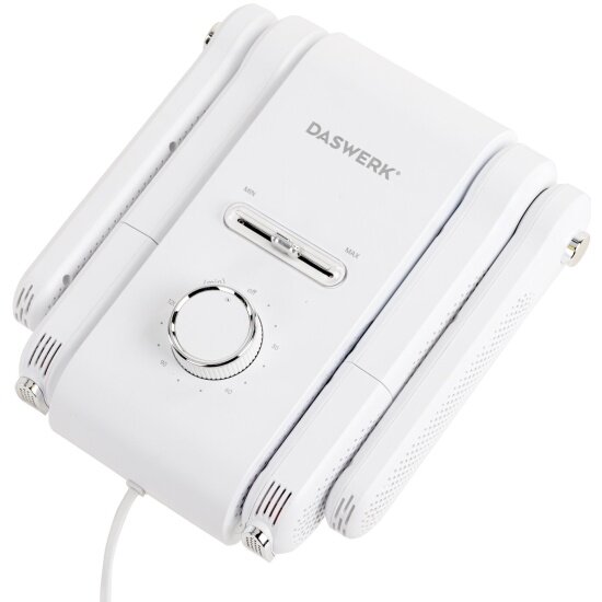 Сушилка Daswerk для обуви, варежек, перчаток, складная, с подсветкой и таймером, 200 Вт, MAXI SD13, 456790