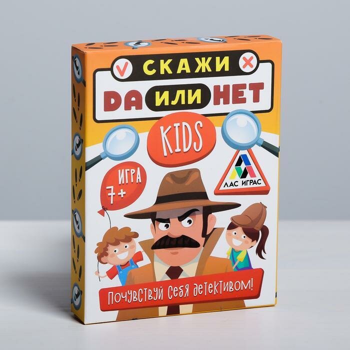 Настольная игра Лас Играс "Данетки kids" Детектив, 35 карточек (2750863)