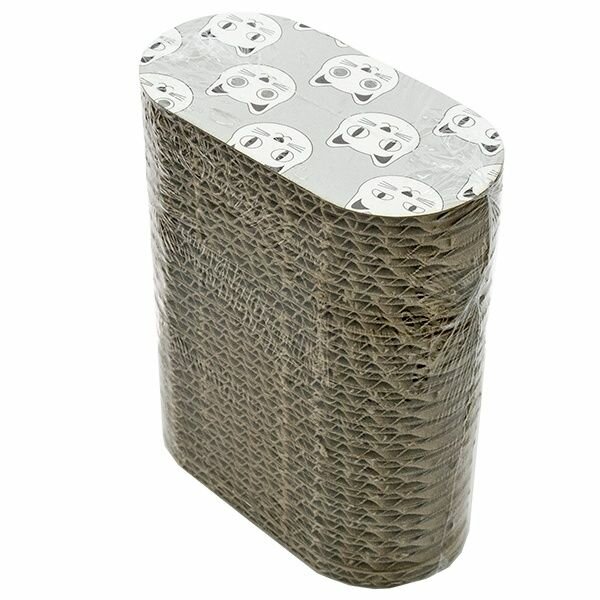 Когтеточка-игрушка Кот Лукас картонная, №1, с мятой, 14,5х11,5 см