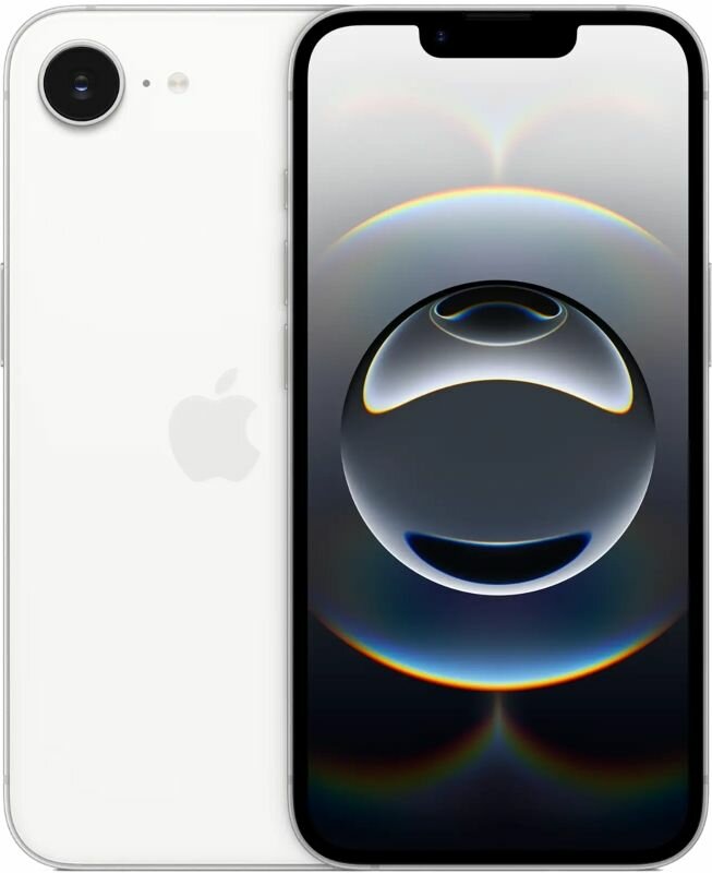 Смартфон Apple iPhone 16e 8/512GB White Dual SIM