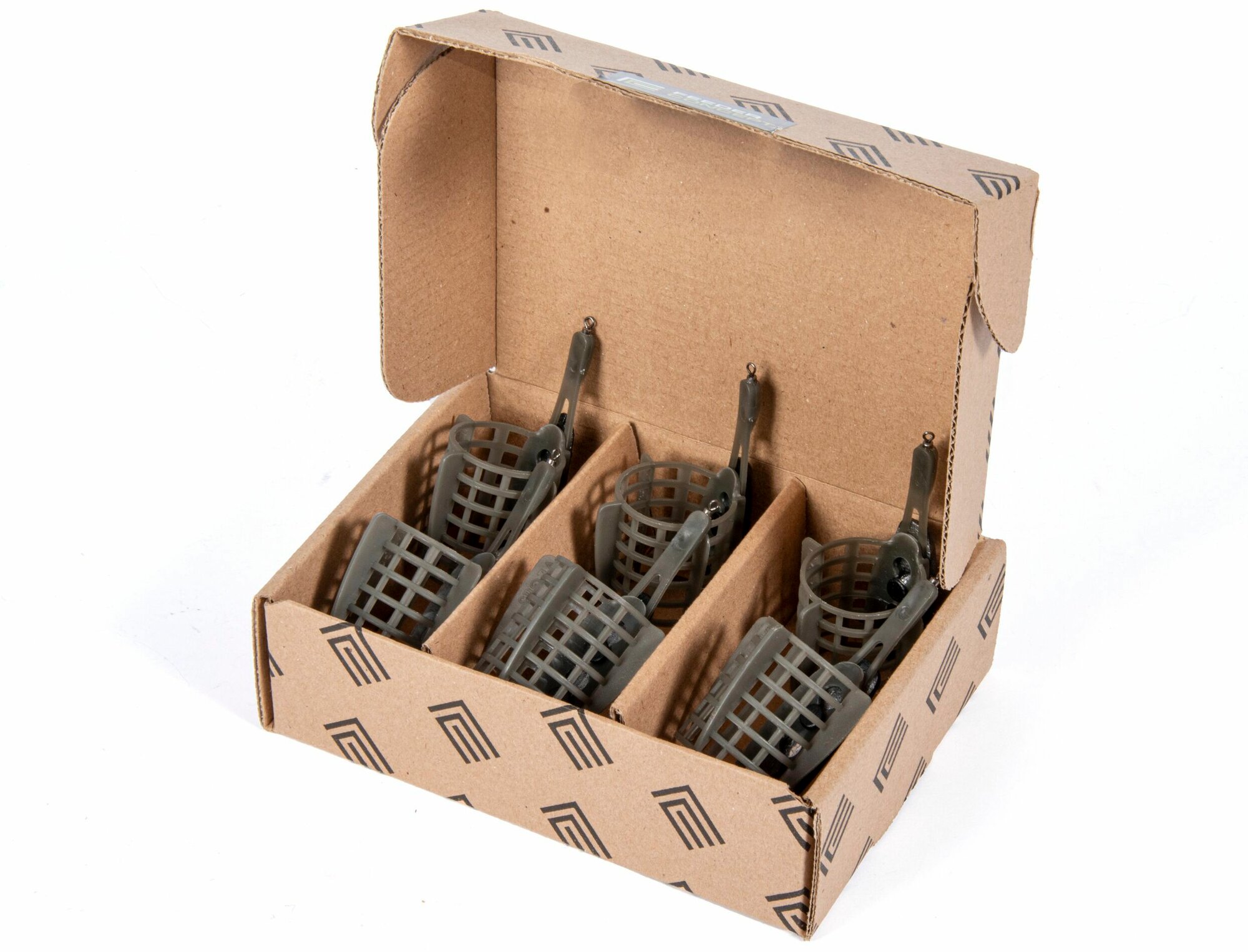 Кормушка рыболовная фидерная для летней рыбалки, снасти для мужчин подарок рыбаку, для ловли рыбы карпа, карася на удочки или спининг донка