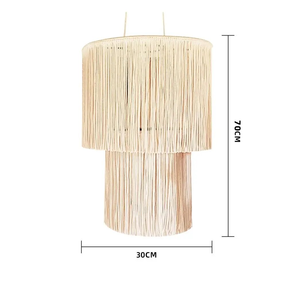 Хлопковый абажур макраме C