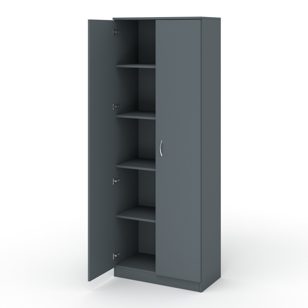 Шкаф офисный закрытый Ш-41, Темно-Серый. Производитель товара - компания Westcom.