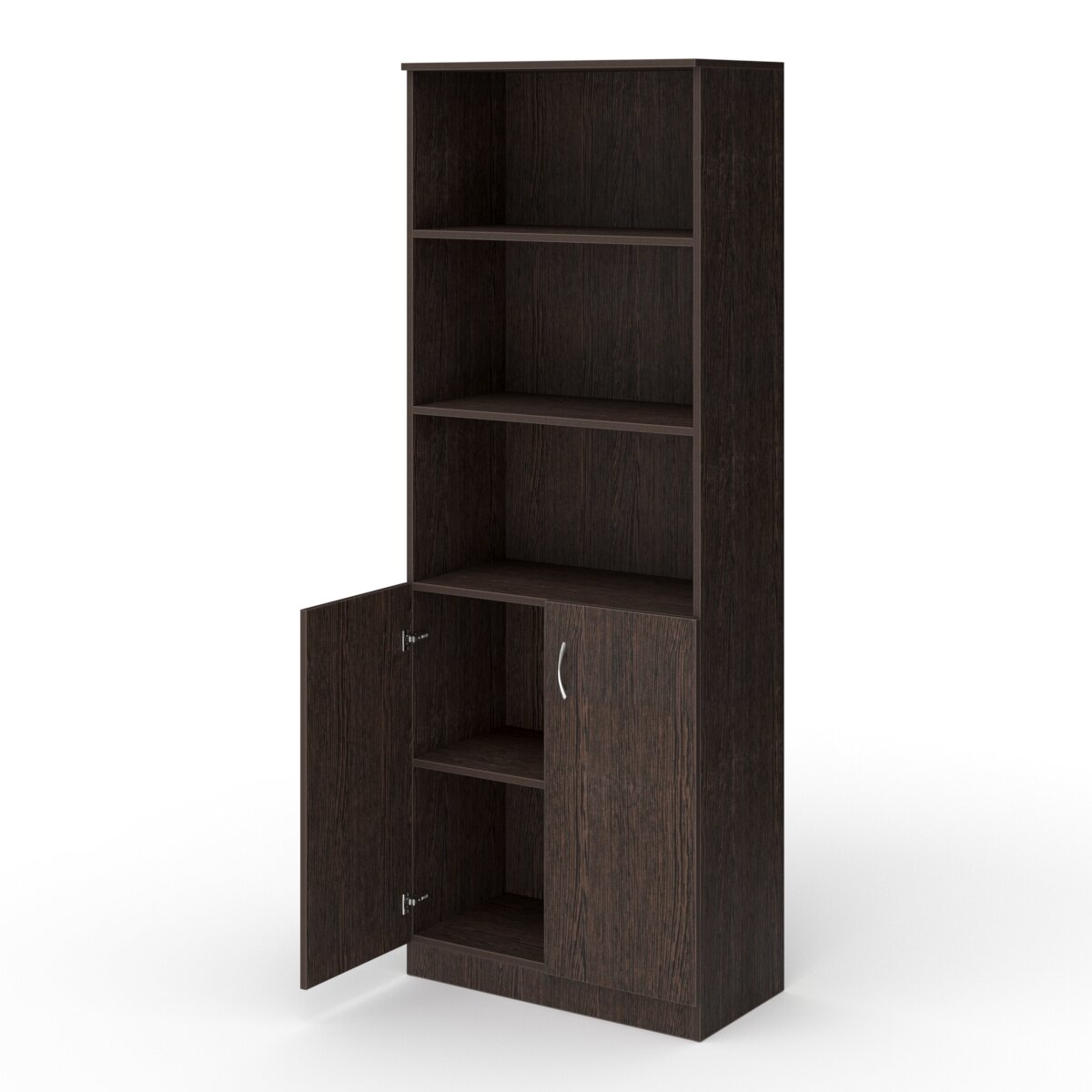 Шкаф офисный открытый Ш-43, Дуб Венге. Производитель товара - компания Westcom.