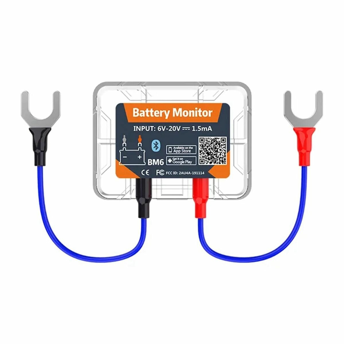 Беспроводной Bluetooth монитор батареи BM6 12 В — тестер для проверки состояния аккумулятора в авто с приложением
