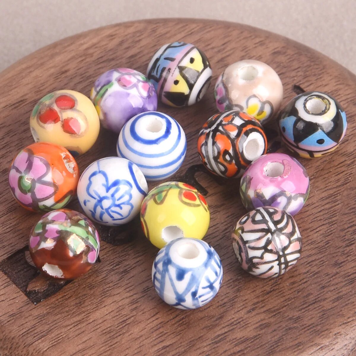 Керамические бусины, 10 шт. Random Mixed