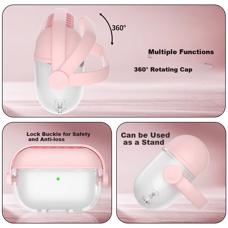 TRUST ME Чехол для AirPods Pro 2 Прозрачный силиконовый защитный чехол Ударопрочный Антицарапиновый для Apple AirPods
