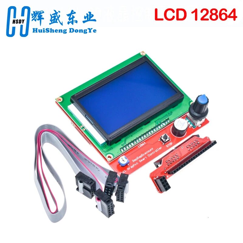 Контроллер для 3D принтера HUISHENGYUFA Mega2560 с дисплеем 2004 12864 3D 12864 LCD