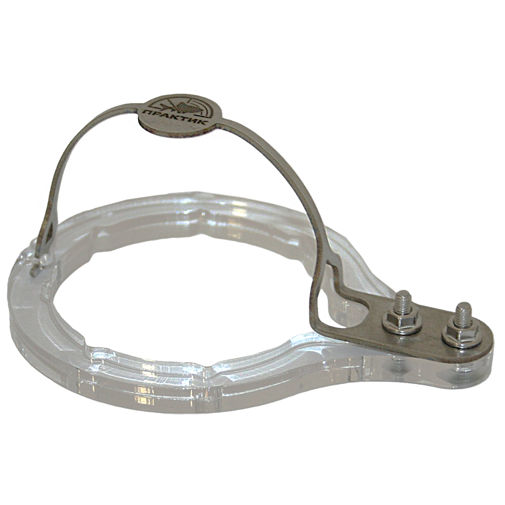 Крепление М8 Практик, для эхолота, на транец, крепление без сверления, длина 13 см