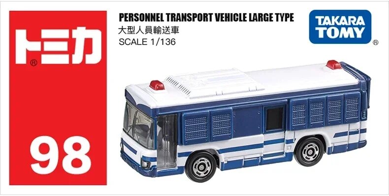 Tomica No.98, персонал-транспортный автобус, 1/136