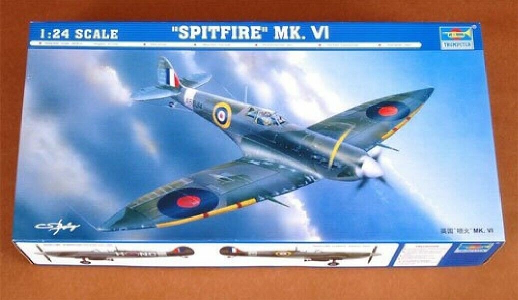 Trumpeter 1/24 02413"Спитфайр" MK.VI без оригинальной коробки Самолеты