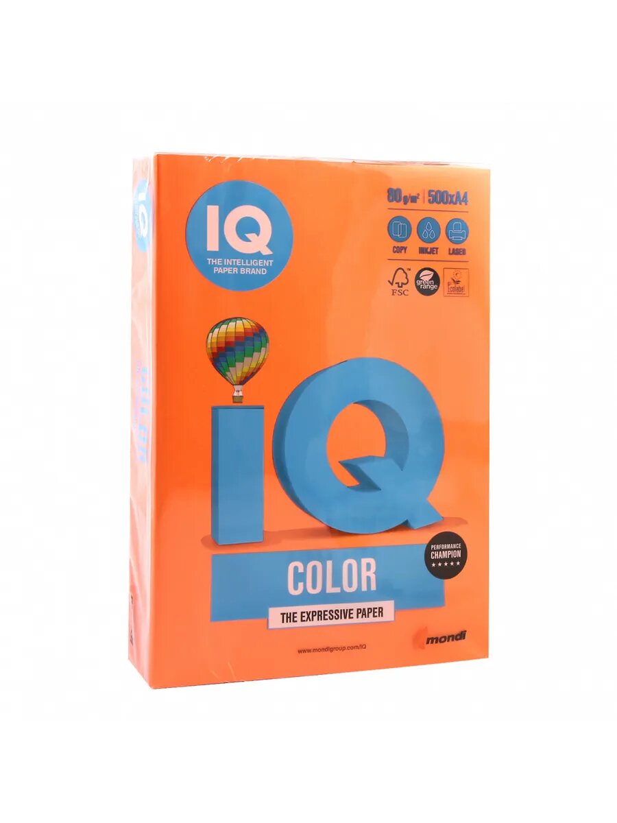 Бумага цветная для принтера А4 500 листов