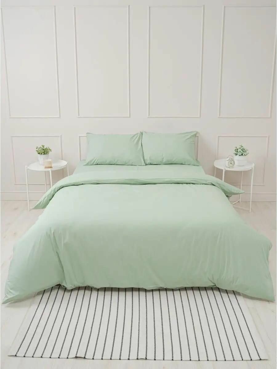 Постельное белье евро, хлопок, перкаль, 1 пододеяльник 200*220, 2 наволочки 50*70, YERRNA, шуйские ситцы