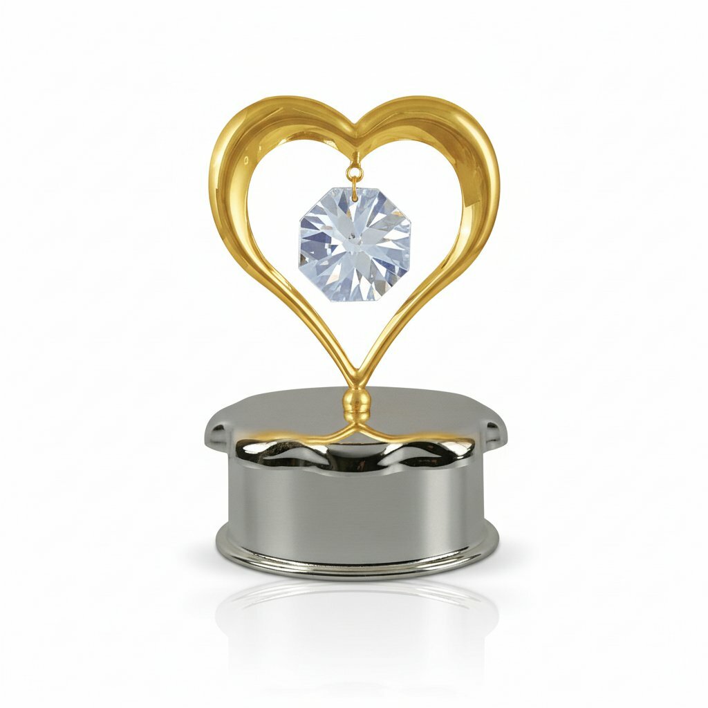 Шкатулка Сердце AR-3631 Crystal Temptations США Металл, кристалл