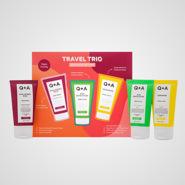 Набор Travel Trio Q+A Travel Trio Bodycare Gift Set Набор 1 шт