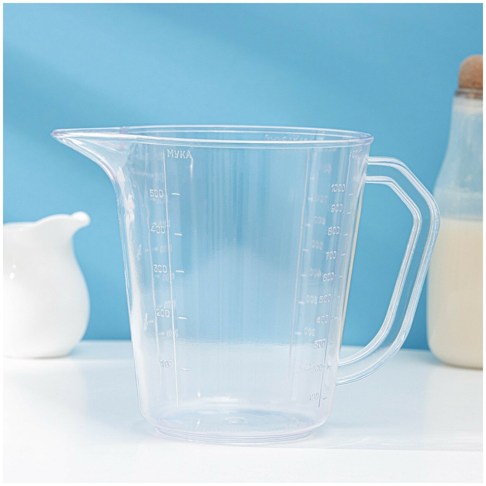 Мерная кружка Darel plastic, пластик, 1 л