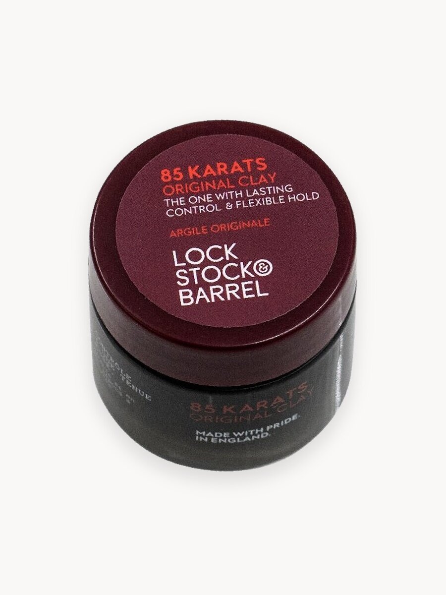 Lock Stock & Barrel Глина для волос мужская 85 карат 85 Karats Shaping Clay, 30 гр, с матовым эффектом