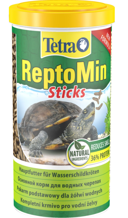 Сухой корм для рыб, рептилий, ракообразных Tetra ReptoMin Sticks, 250 мл, 60 г