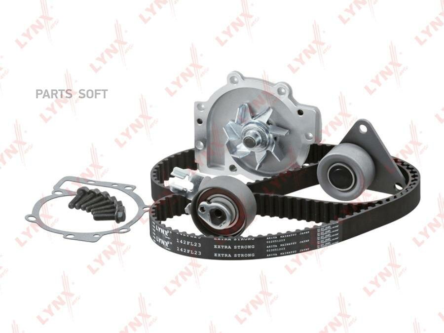 PW1248 LYNXAUTO Комплект ремня ГРМ FORD/VOLVO 2.0-2.5 (с помпой)