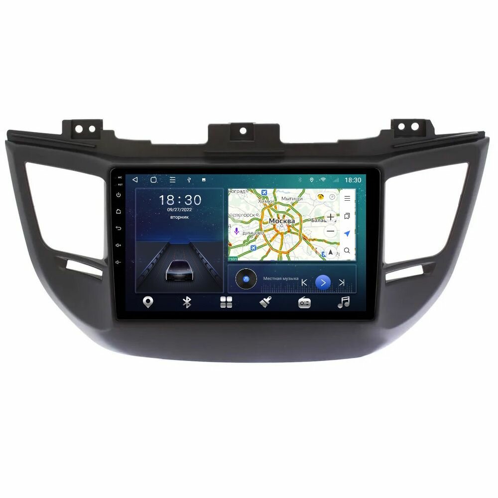 Магнитола CRS-300 Хендай Тюсон 2015-2018 Hyundai Tucson 3 - Android 13 - Процессор 8 ядер - Carplay - DSP 36 полос - 4G(Sim)