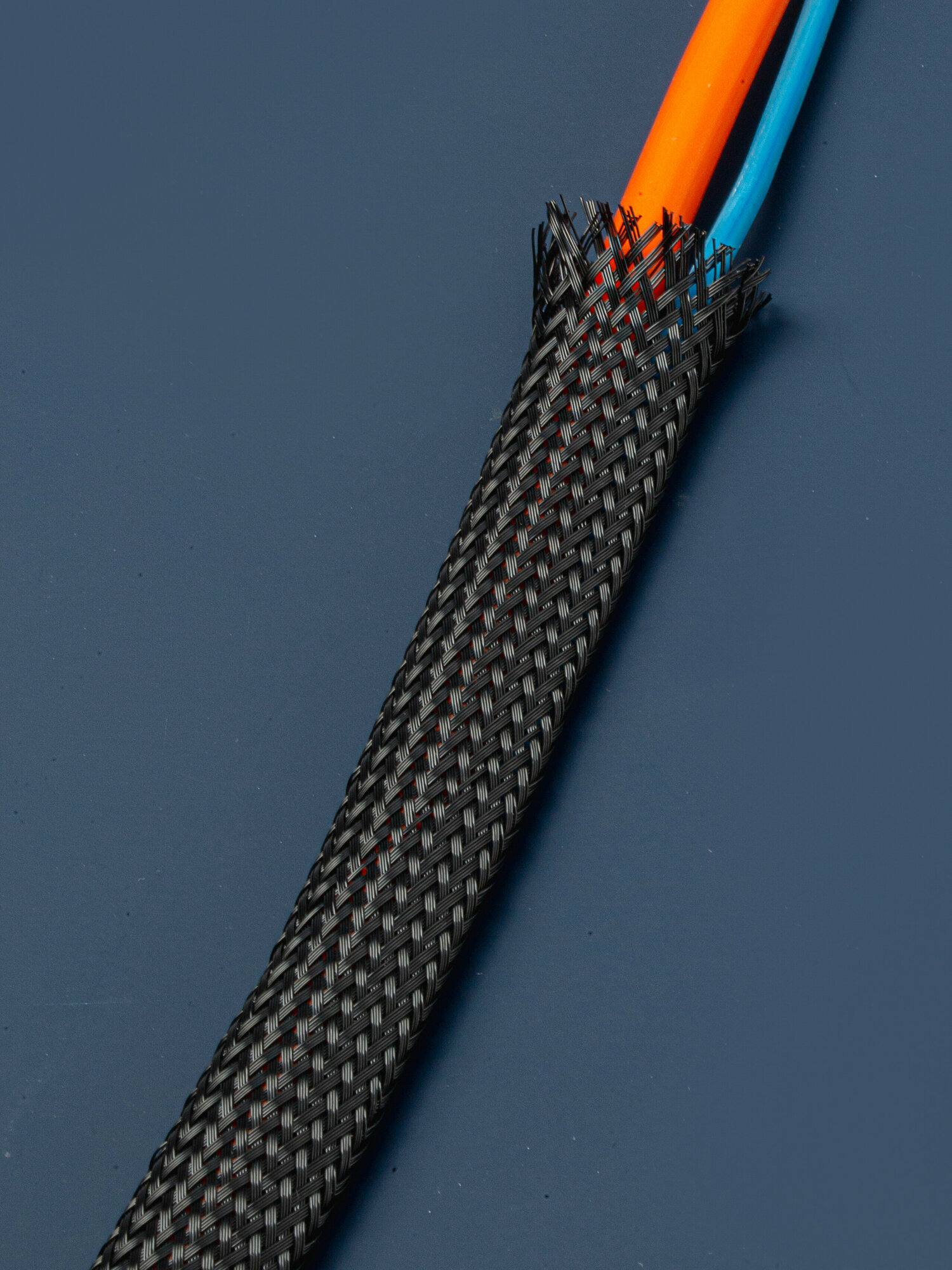 Защитная кабельная оплетка Петроканат 8-13 мм (PET-08) 5 м, цвет черный