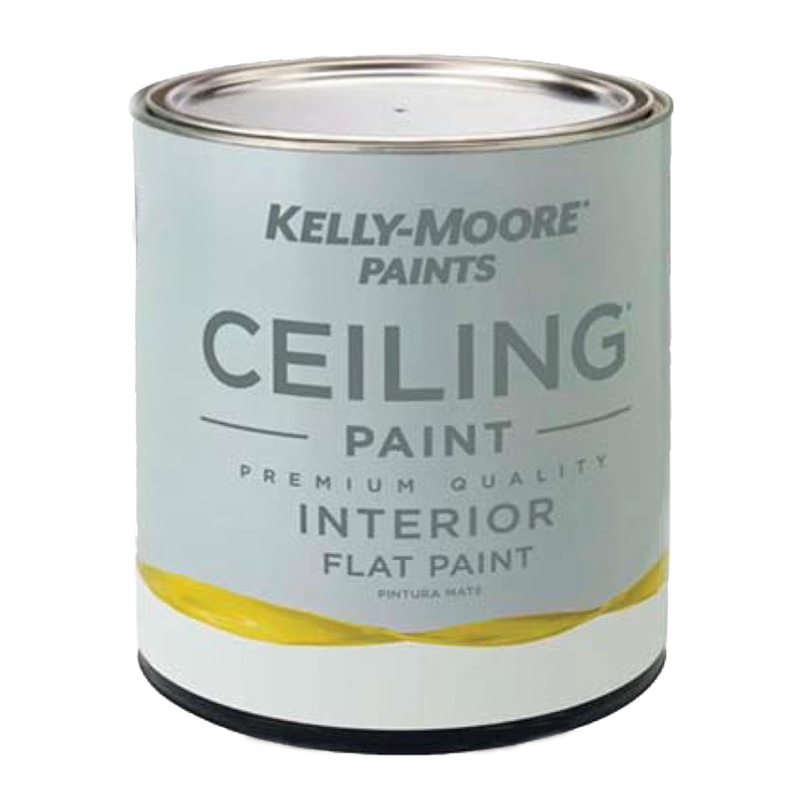 Краска KELLY-MOORE CEILING PAINT для потолков белоснежная, ультраматовая 0,946л арт. 10021-1Q