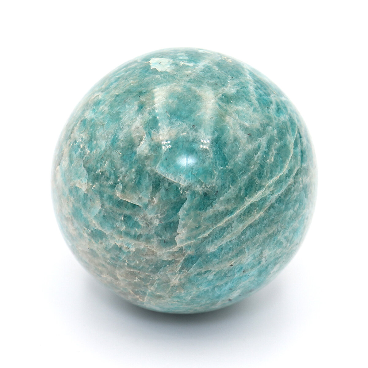 Амазонит шар, натуральный камень/минерал (6,4-6,6 см)