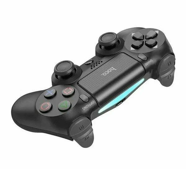 Геймпад HOCO DGM01, для PS4, с виброотдачей, беспроводной, цвет черный — фото 1