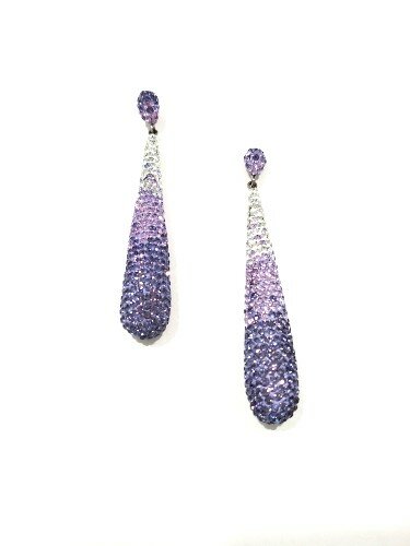 Серьги, серебро, 925 проба, фианит