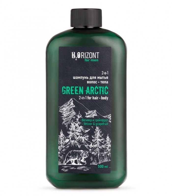 Шампунь Modum GREEN ARCTIC 2-в-1, для волос и тела, мужской, 500 мл