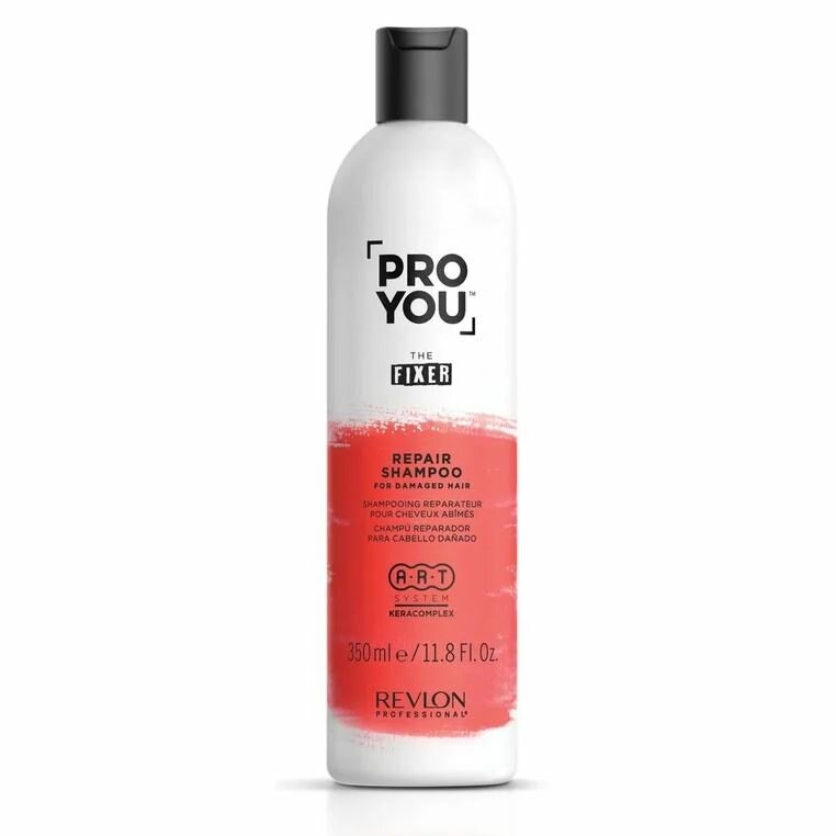 Шампунь Revlon Professional ProYou Fixer Repair Shampoo, Шампунь восстанавливающий для поврежденных волос, 350 мл