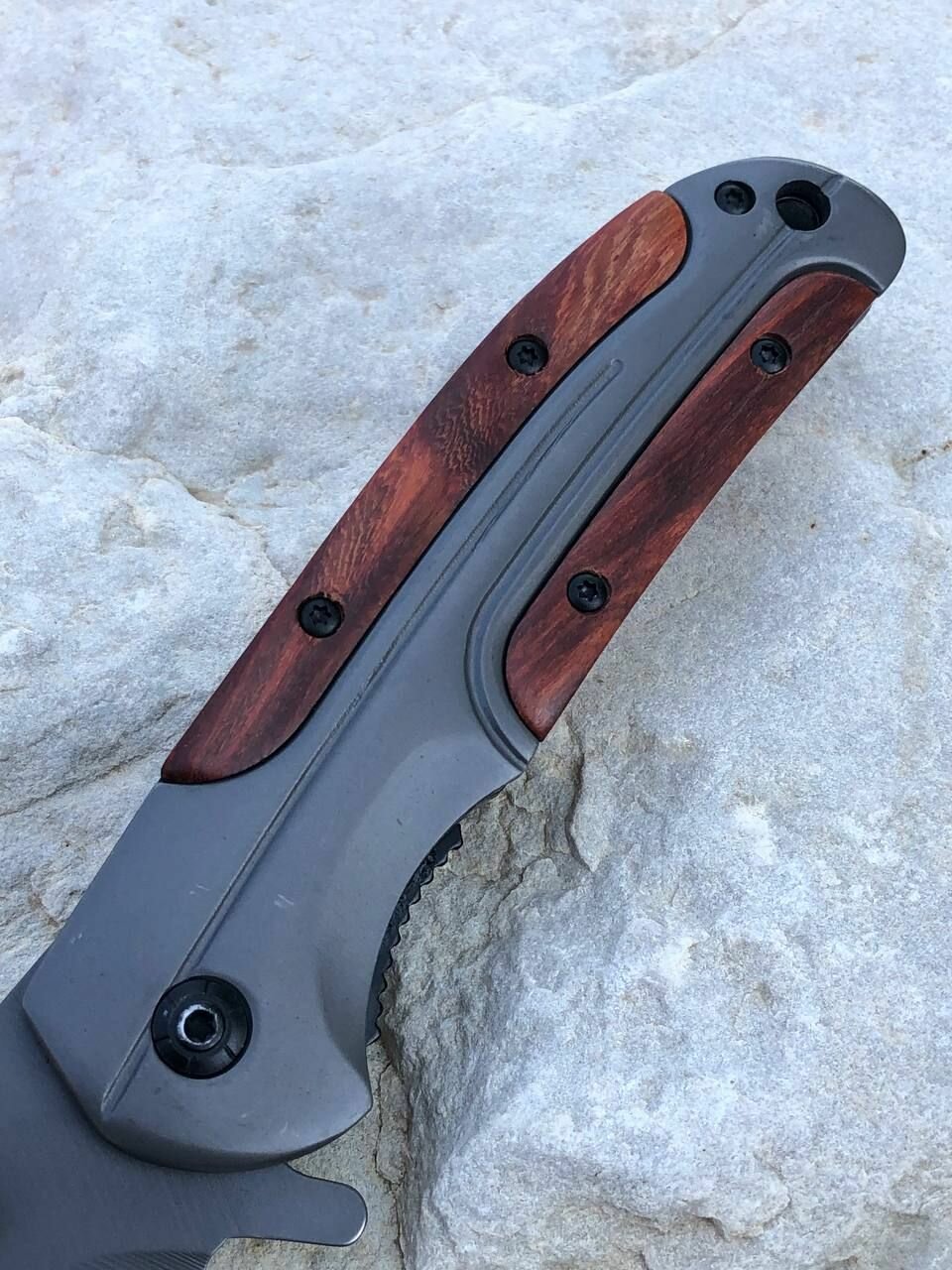 Туристический нож Browning 9Cr18MoV, складной, для охоты, рыбалки, EDC, 21 см — фото 1