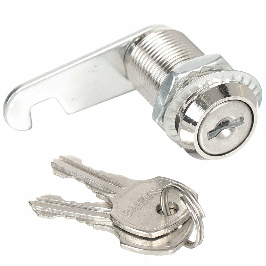 Замок почтовый Avers CAM-01/30-NI 20592, для почтовых ящиков, металлический, Китай