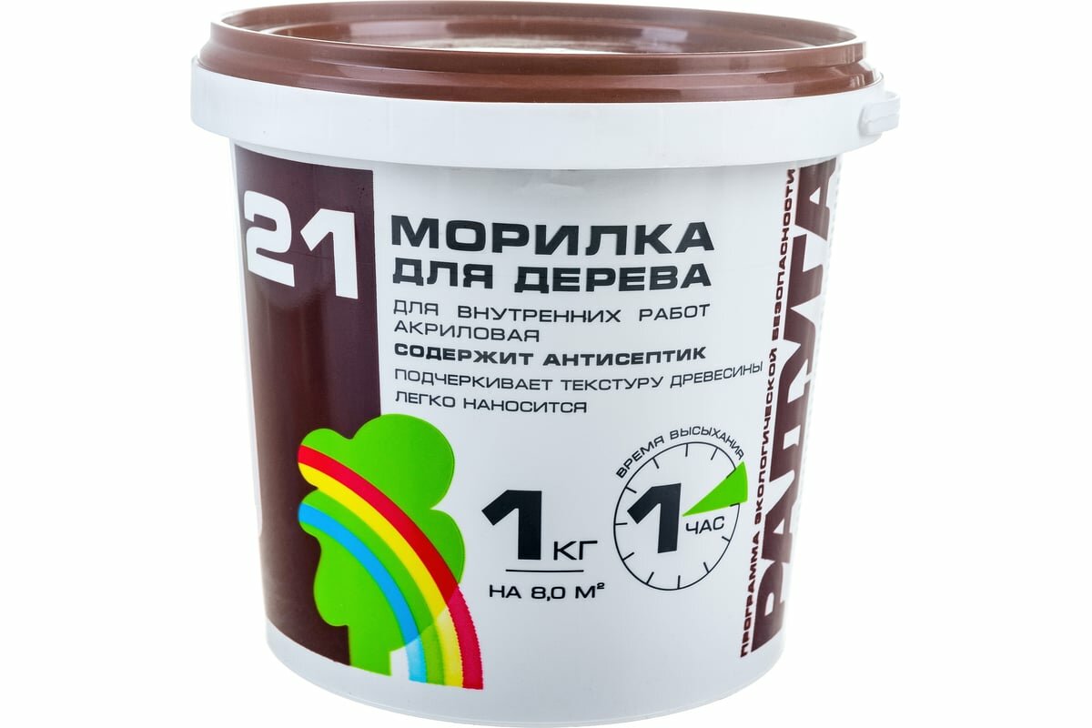 Радуга Морилка ВДАК 21 дуб 1 кг 4607017514504