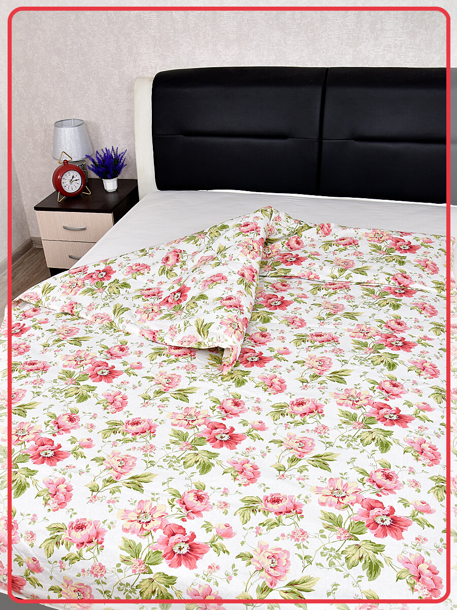 Пододеяльник Шуйская бязь Шиповник 7891-1 2 спальный