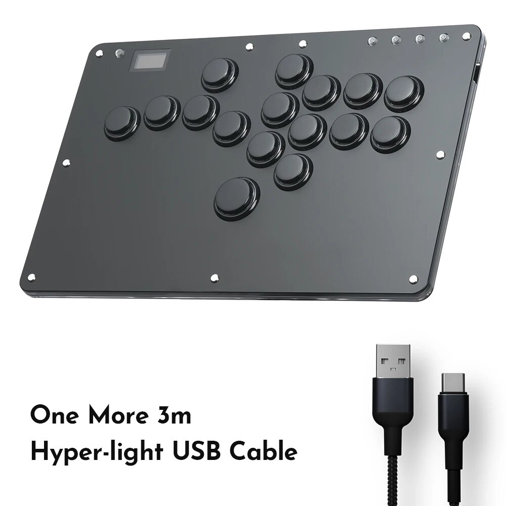 Haute42 HautePad R16 беспроводной аркадный контроллер R16 Black 3M