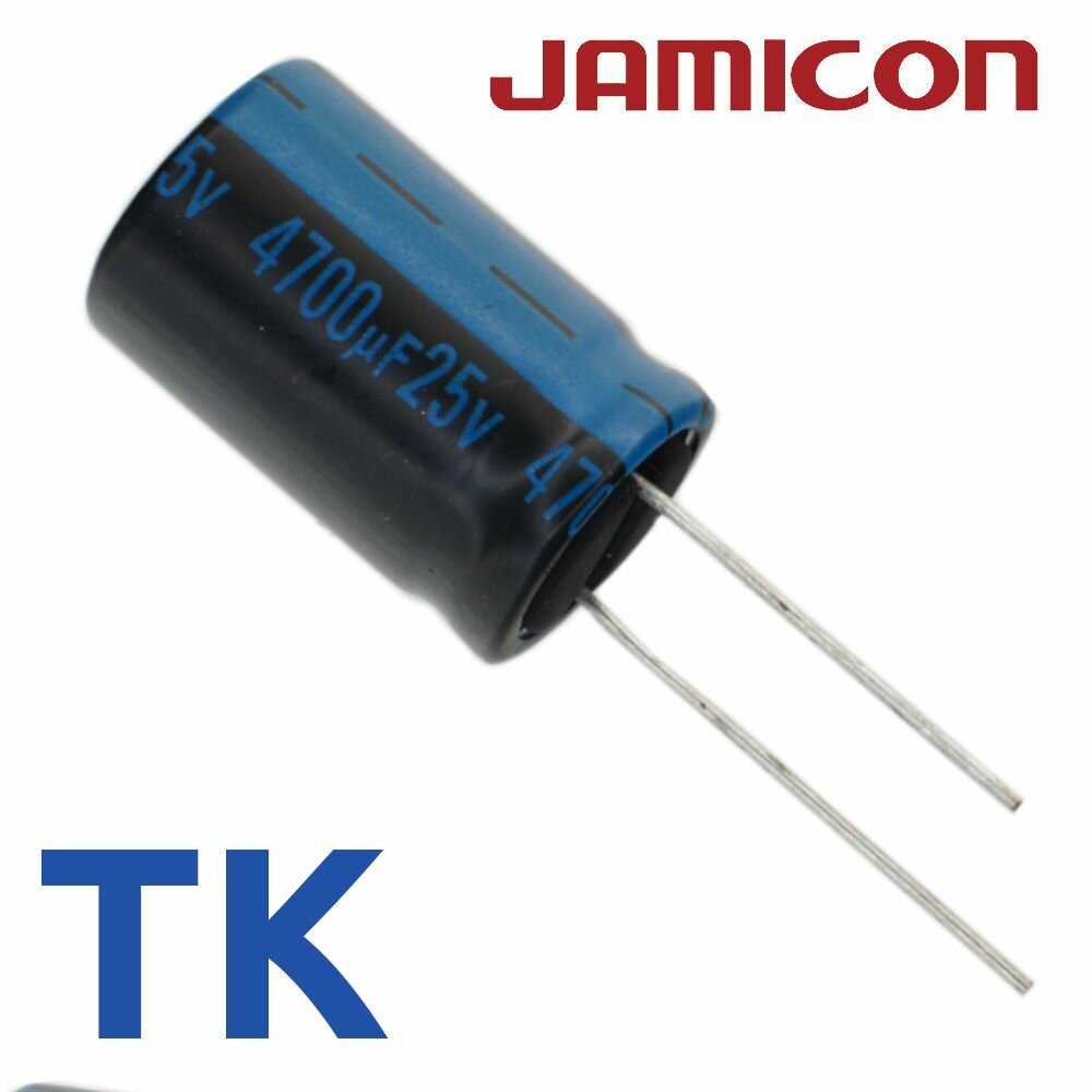 4700мкФ 25В / TK / 16x25 / 105 С / конденсатор электролитический (2шт)