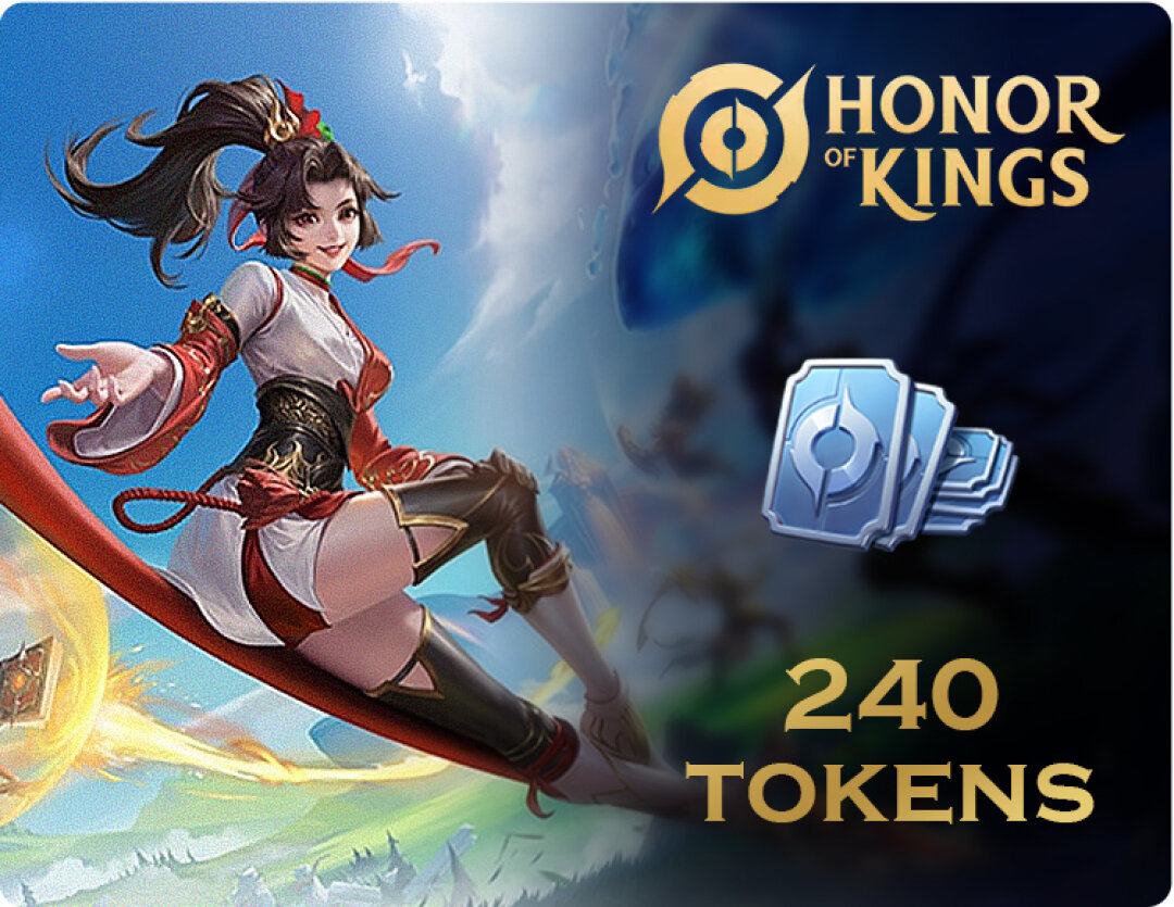 Игровая валюта Honor of Kings 240 Tokens [Цифровая версия]