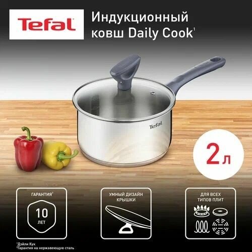 Ковш Tefal Daily Cook G7122345 2 л серебристый