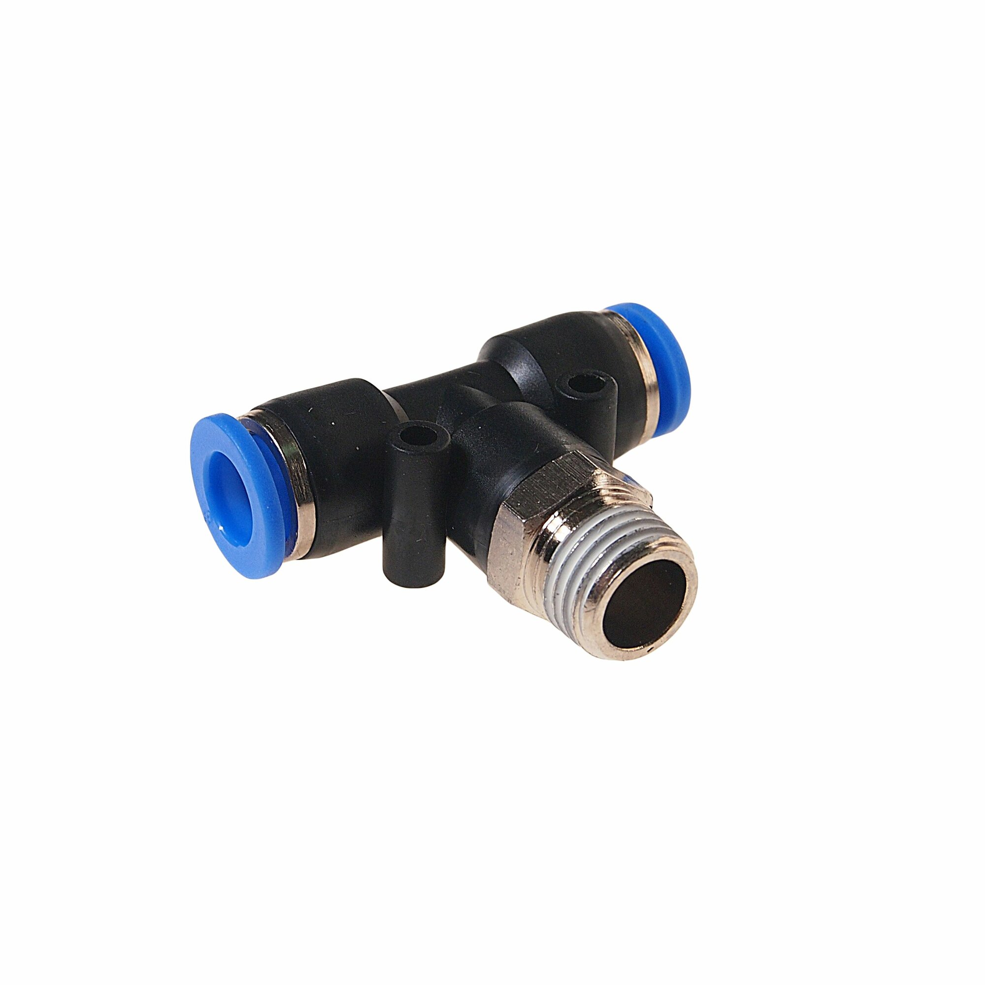 Фитинг RF-SPB08-02 Т-образный для пластиковых трубок 8мм с наружной резьбой 1/4" ROCKFORCE