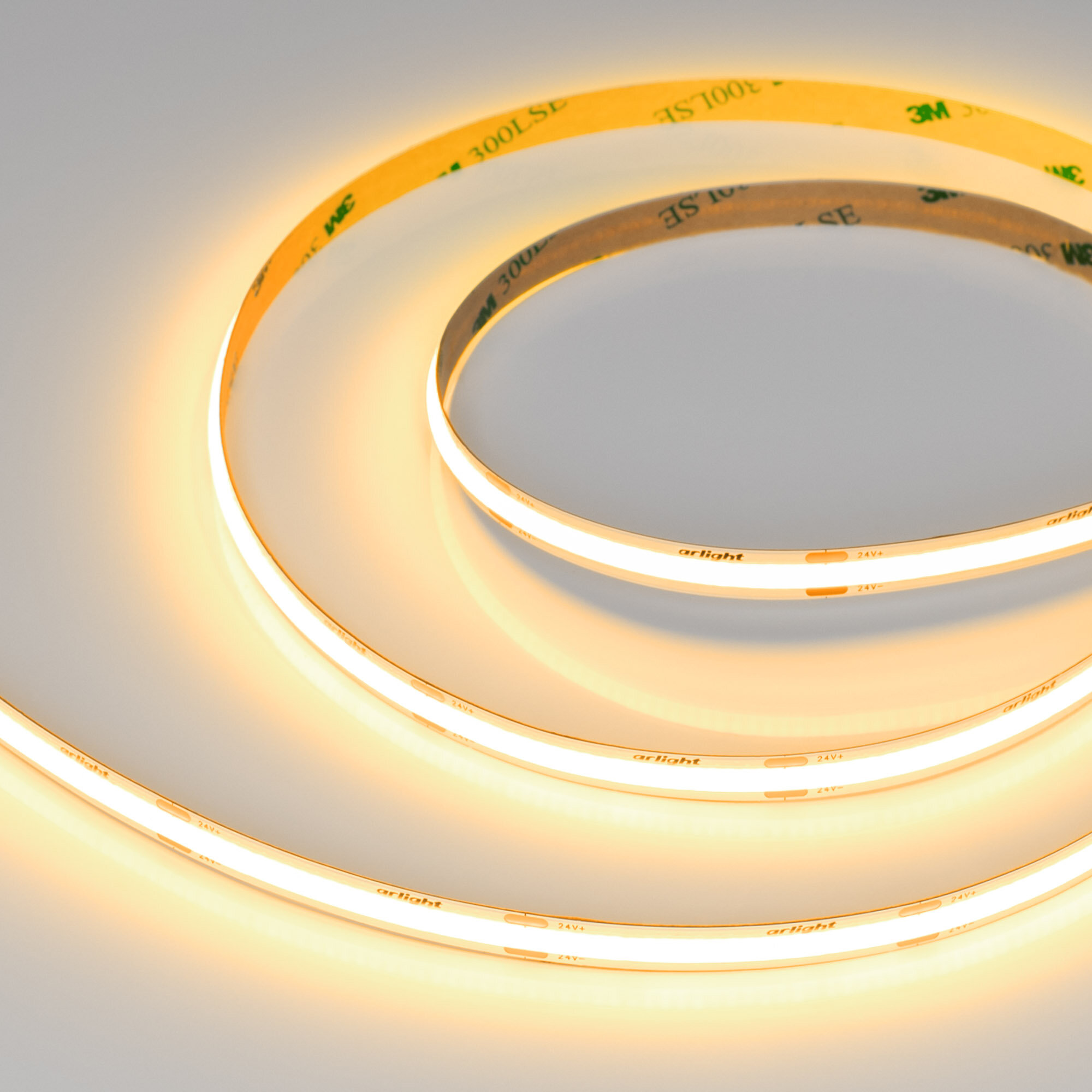 Светодиодная Лента COB-X480-8mm 24V Gold (8 W/m, IP20, 5m) (Arlight, -) 047746
