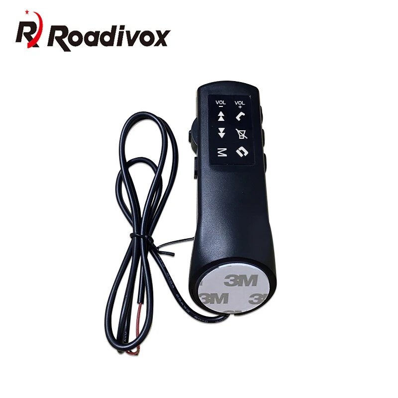 8-клавишная универсальная многофункциональная кнопка на руле автомобиля с синим светом для автомобильного радио DVD GPS мультимедийная навигация головное устройство