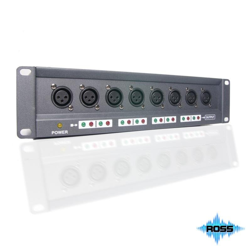 Ross dmx distributor 4 dmx сплиттер 4 канальный