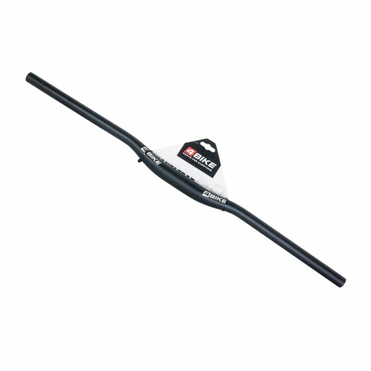 Руль велосипедный "4BIKE" MTB-AL-320BT, W:760*6°, D:31.8, индивидуальная упаковка, чёрный