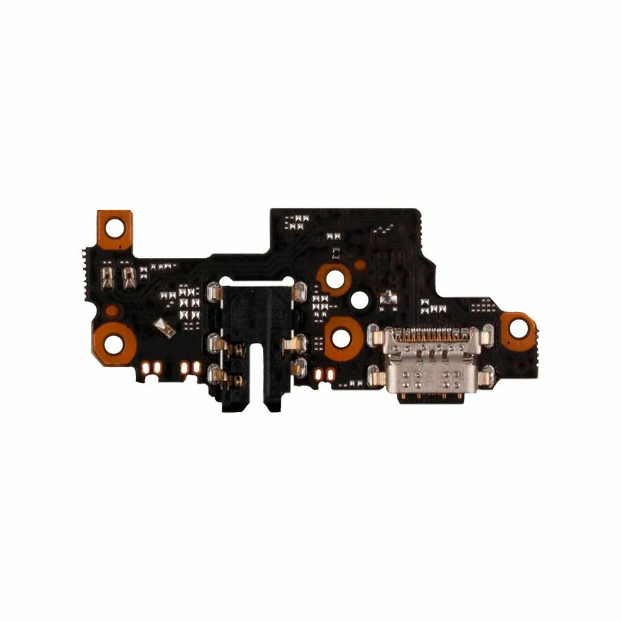 Плата нижняя для Xiaomi Redmi Note 8 Pro (M1906G7E, M1906G7G, M1906G7I, M1906G7T) на системный разъем, разъем гарнитуры и микрофон (OEM)