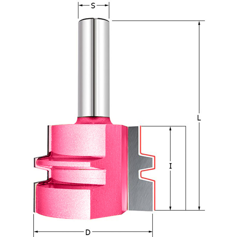 Фреза сращивание 15-30мм (Щит) Z=2 D=38.1x32x71 S=12 PROCUT 608211P