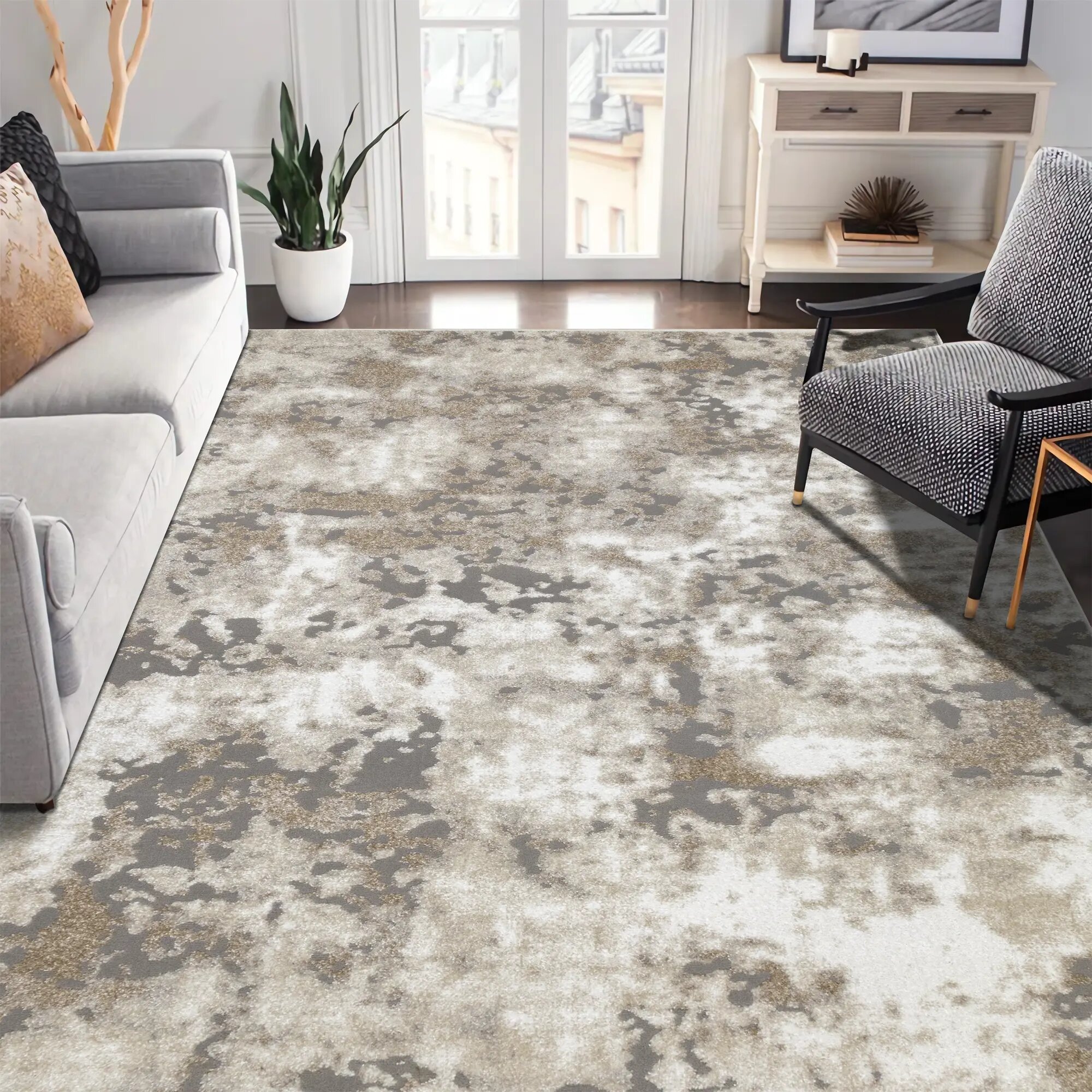 Ковер Тач 200x300 см полипропилен 83907_62 цвет бежевый